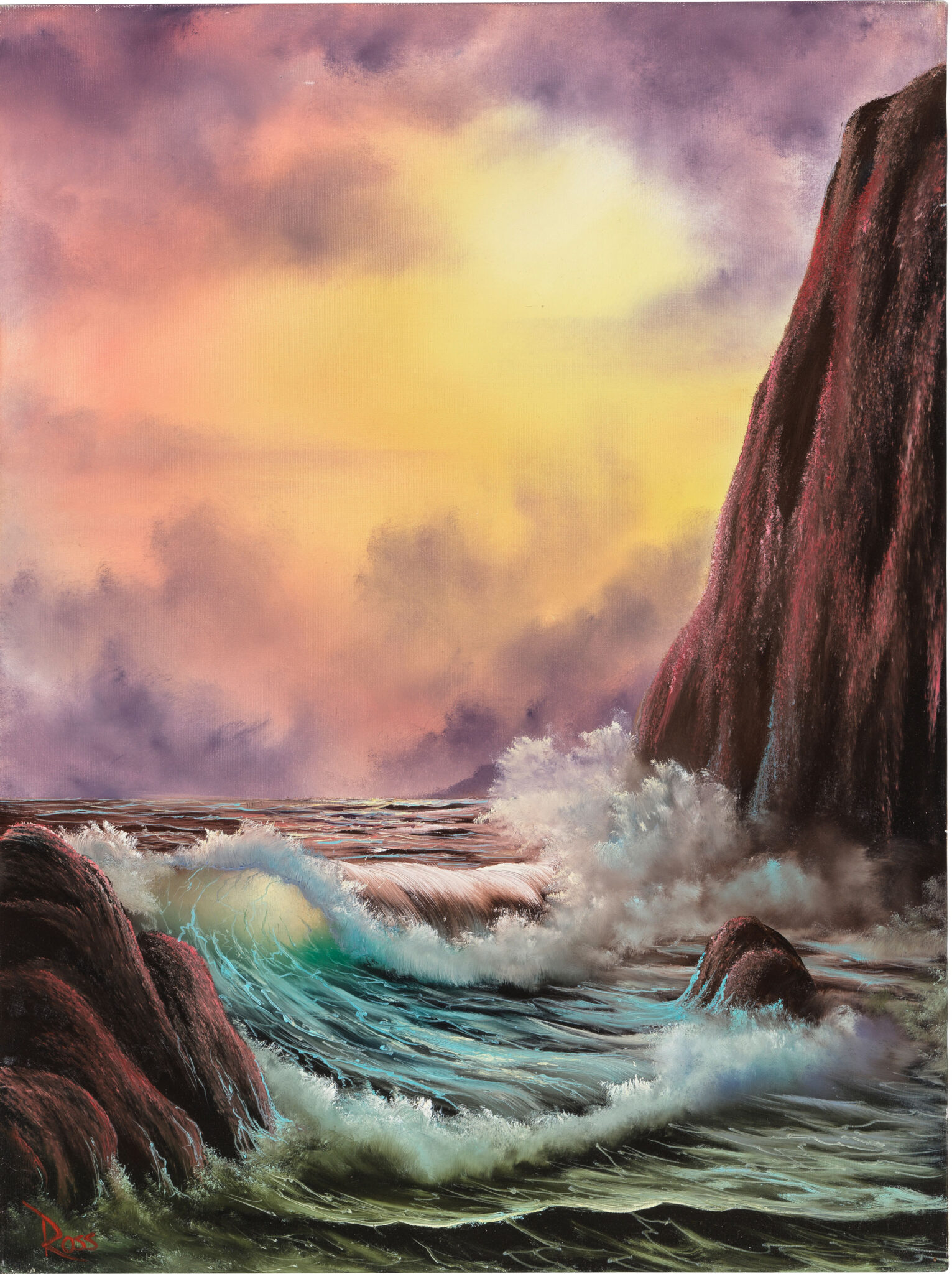 Bob Ross Paintings Break Record, Benefit Public Television - Fine Art ...